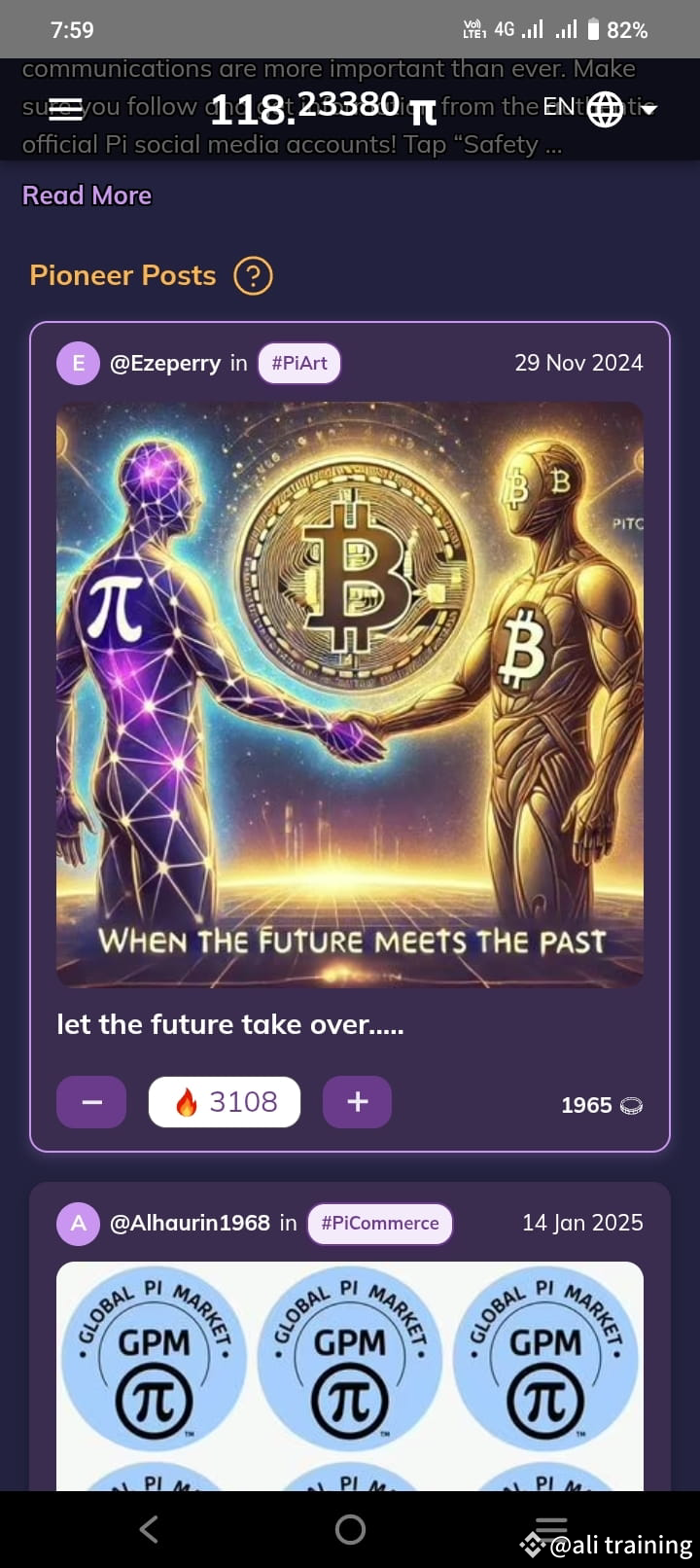 this is nice 🤩🤩🤩🤩 🤝🤝🤝 tobe pi to big big btc🤩🤩 ple | ali training on Binance Square