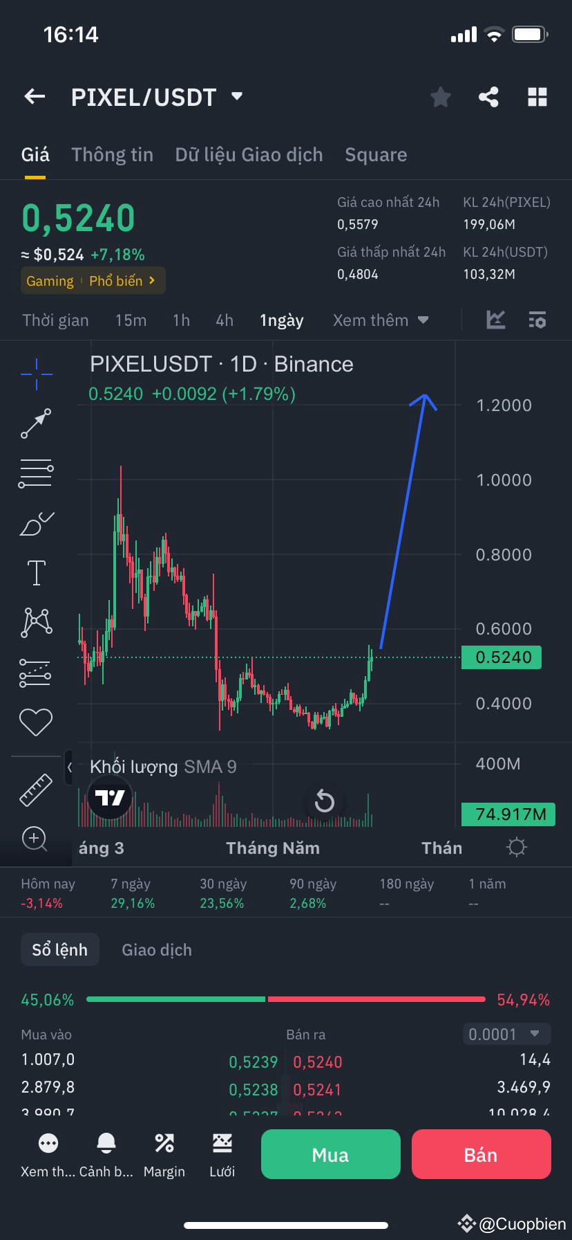 $PIXEL Comparing the pixel chart and axs in 2021, we see ve | Cuopbien ...