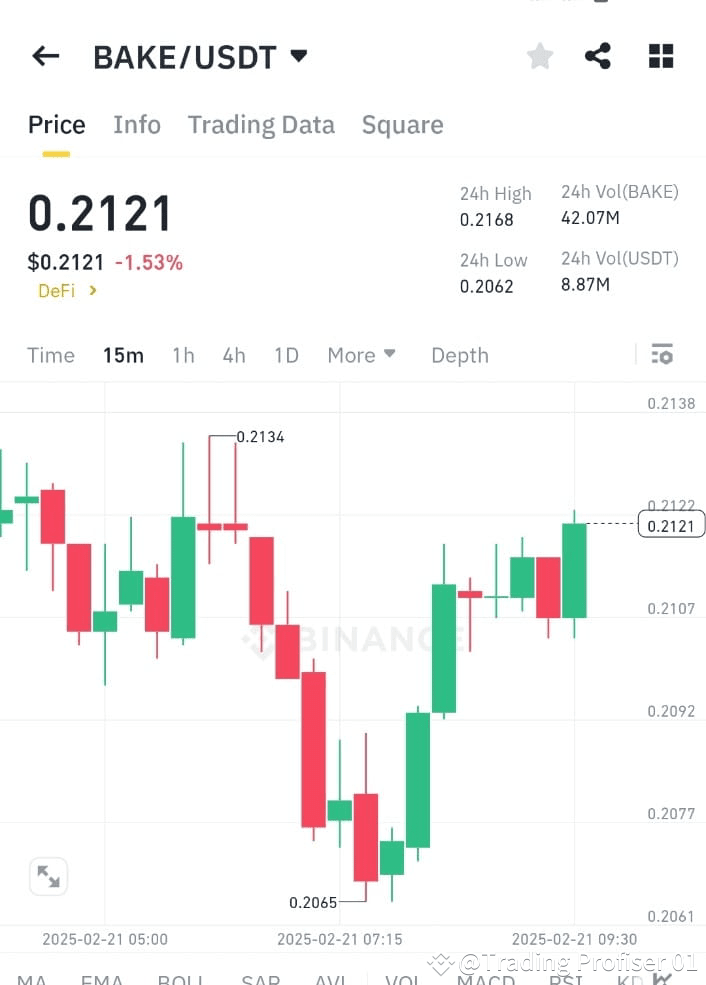 $BAKE /USDT – Bullish Breakout in Progress! 🚀 $BAKE is h | Trading Profiser 01 on Binance Square