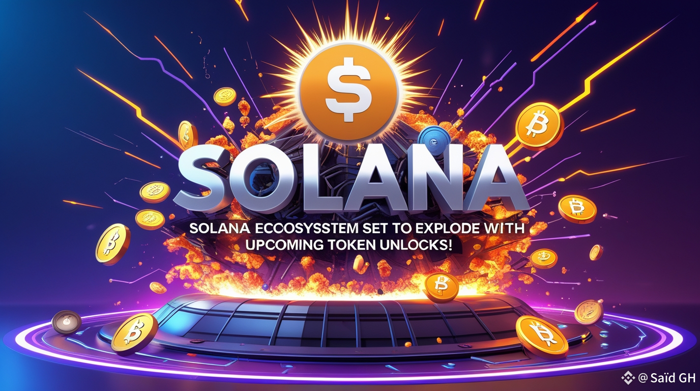 🔥 BREAKING: Solana Ecosystem Set to Explode with Upcoming Token Unlocks ...