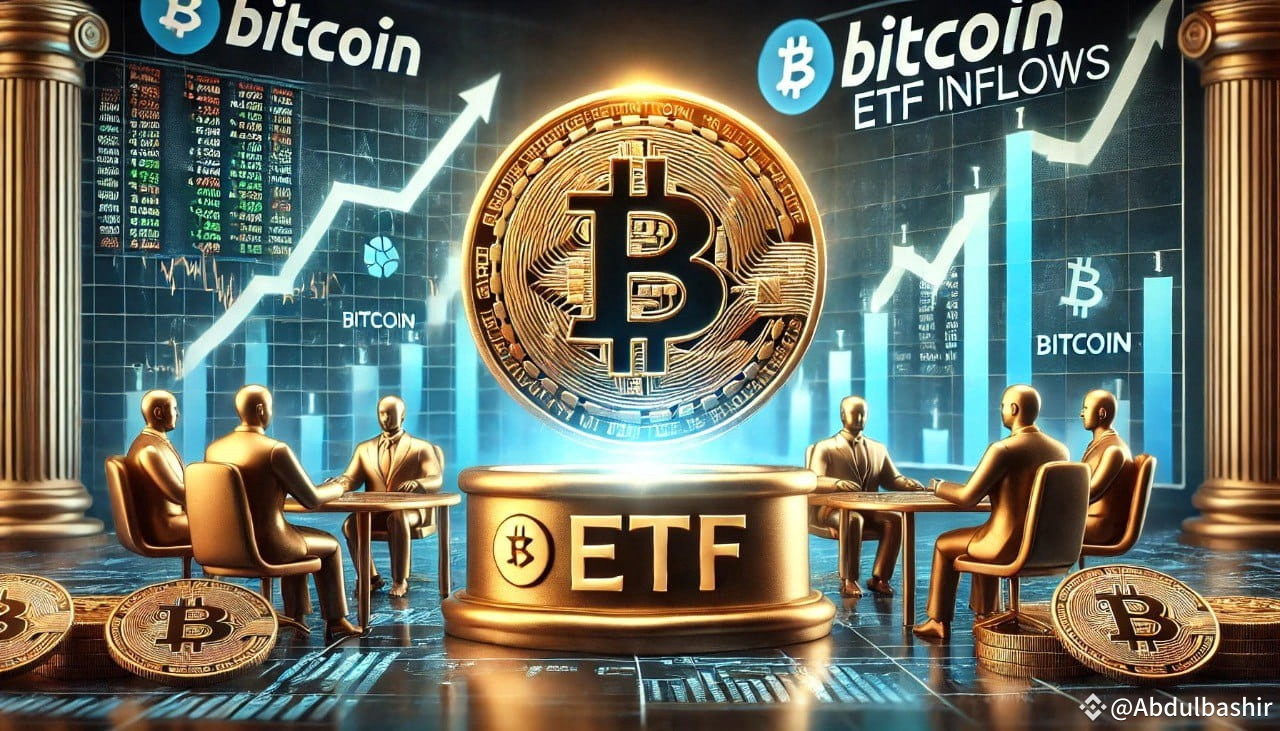 📊 Bitcoin ETF Inflows 💼 BlackRock's Bitcoin ETF has seen | Abdulbashir on Binance Square