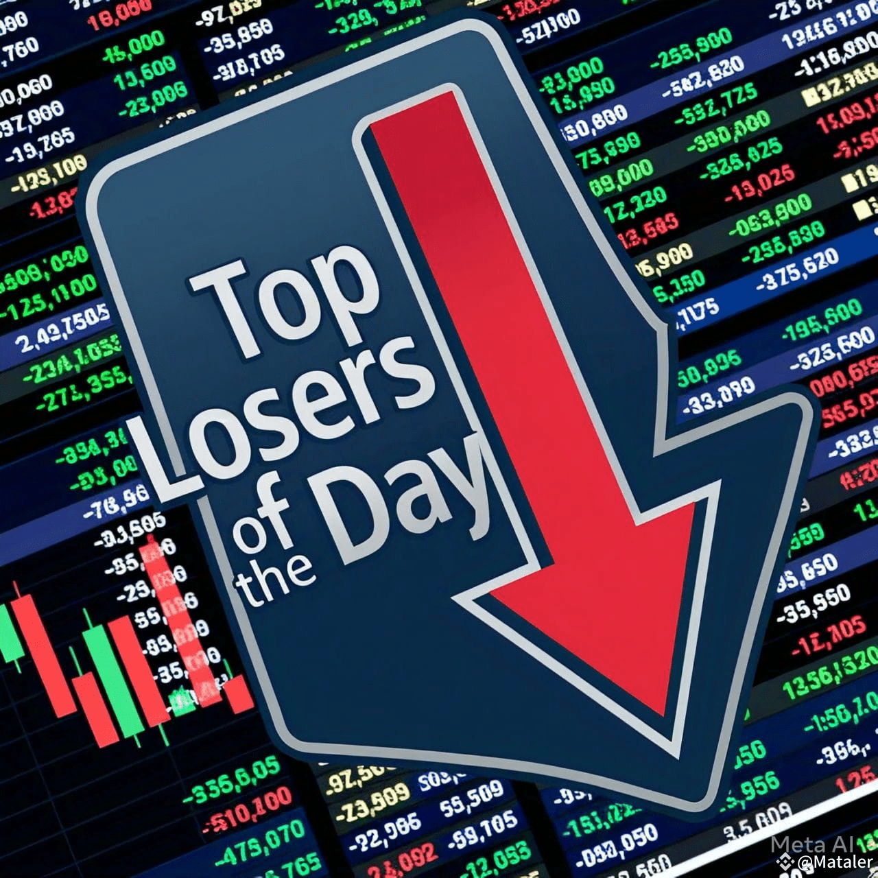 🚨 Top Losers of the Day – Massive Drops Across the Board! A | Mataler ...