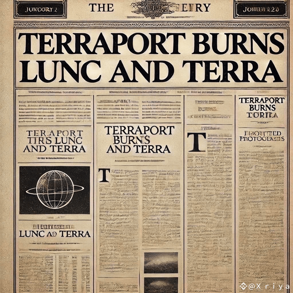Great news! 🗞️ The Terraport treasury is executing a *cons | X riya on ...