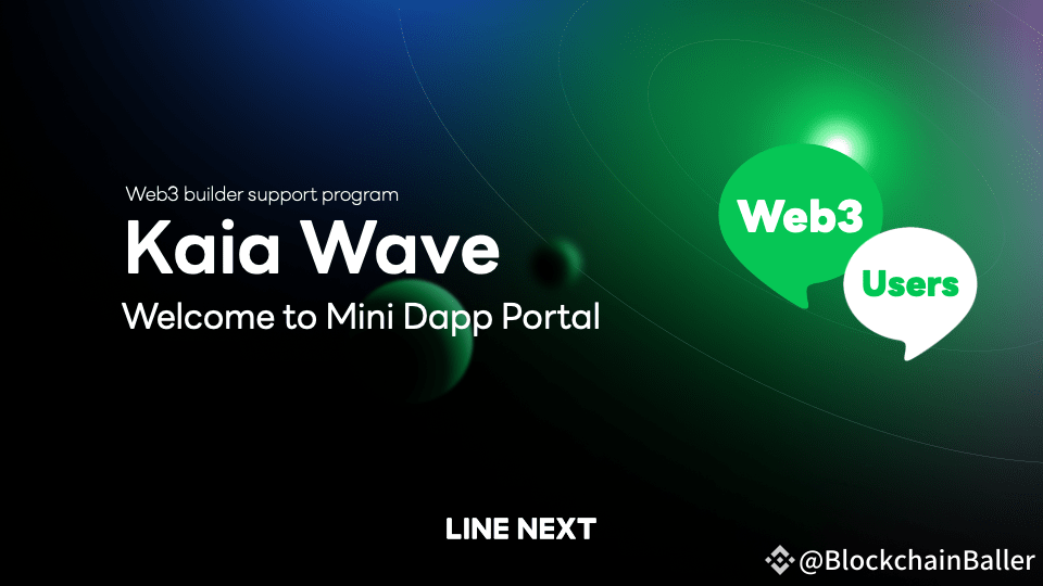 KAIA Blockchain: Pioneering the Future of Mini Dapps on LINE | BlockchainBaller on Binance Square
