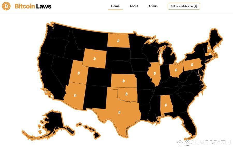 🚨US Bitcoin Map and the Move Towards a Strategic Reserve 🚨 | AhMeDFaTHi ...