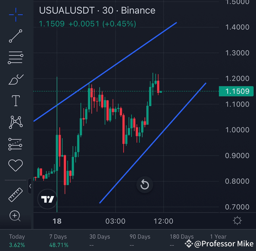 Bull Run Alert: $USUAL USDT 🔥💯 The bullish momentum is co | Professor ...