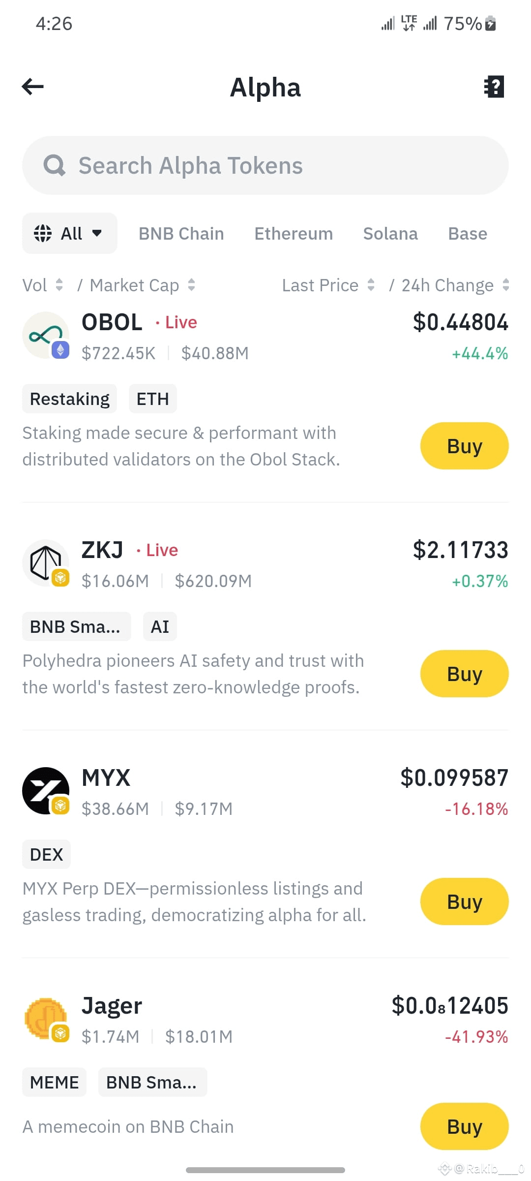 new token launch #OBOL #TradeStories $BTC #PectraUpgrade # | Rakib___0 ...