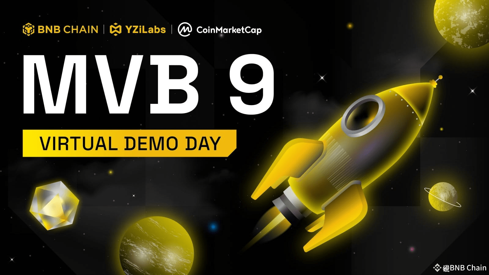 1 hour to go ⏳ The MVB S9 Demo Day kicks off at 13:00 UTC. | BNB Chain on Binance Square