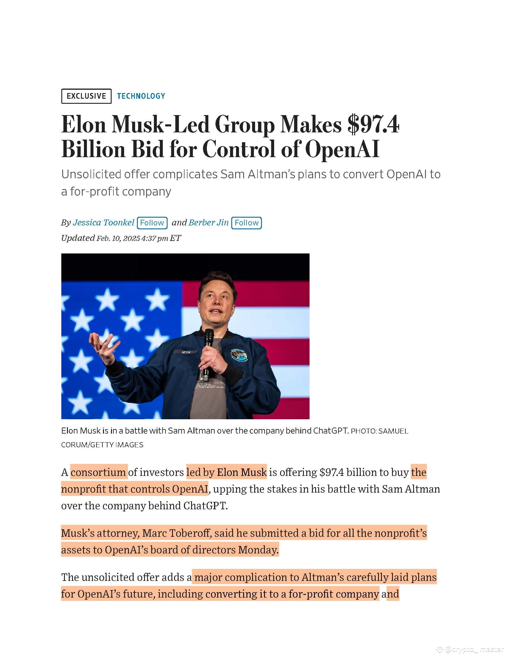 🧞 1/4 Genius move by Elon Musk. Pure genius. Read all f | crypto ...
