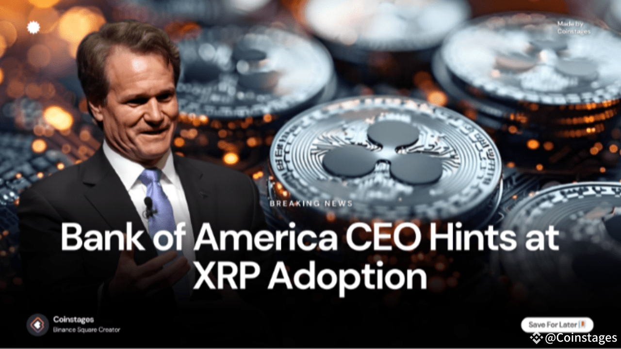 Bank of America CEO Signals US Banking Industry's Imminent Adoption of ...