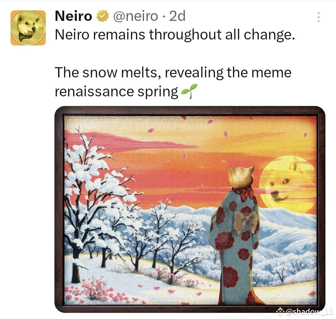 $NEIRO is First meme token on $ETH Blockchain .. After many | shadow_13 ...