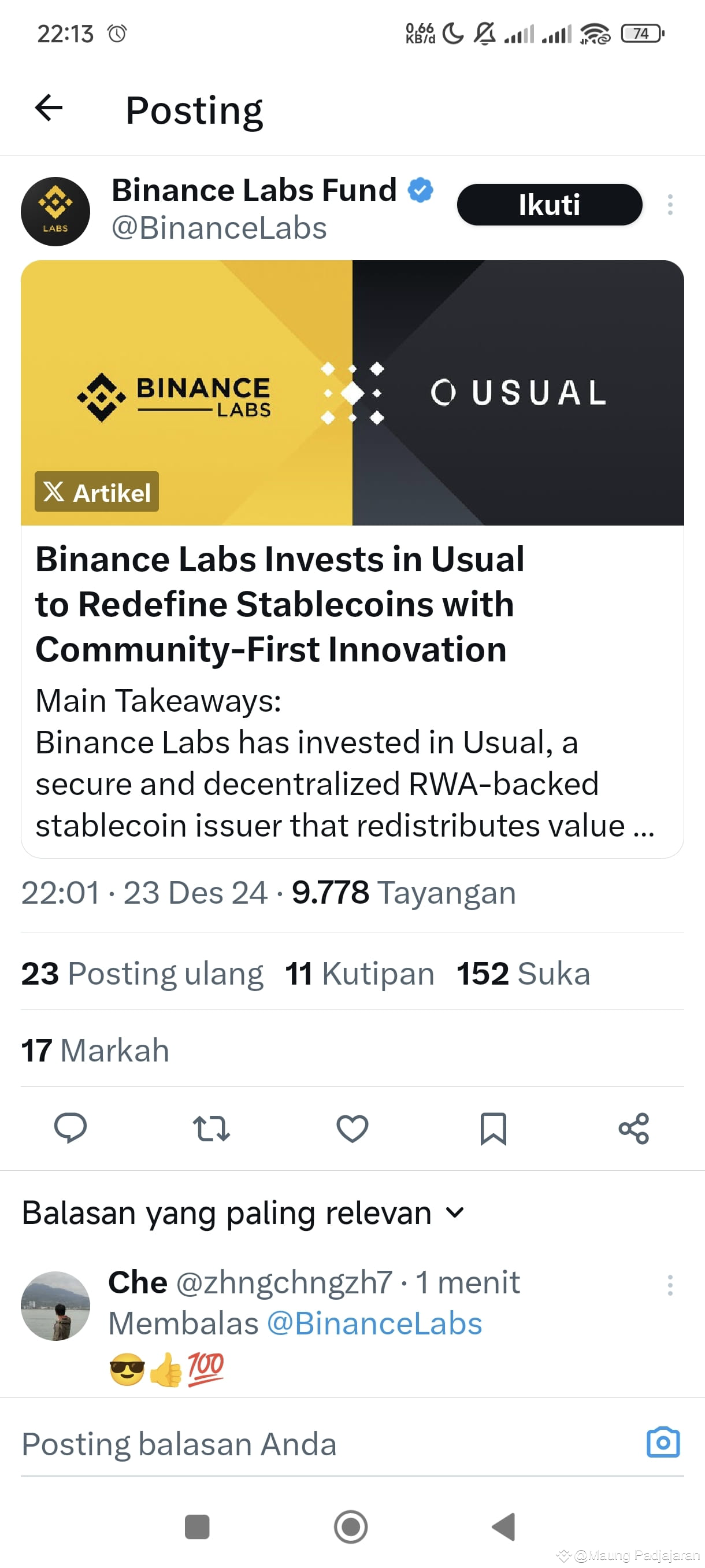 https://x.com/BinanceLabs/status/1871209616690082120 How ab | Maung Padjajaran on Binance Square