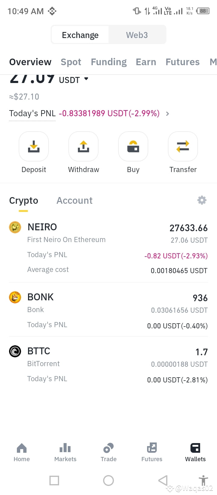 $NEIRO 1 week waiting not go up this coine | Waqas02 on Binance Square