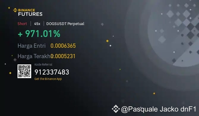 sell $DOGS | Pasquale Jacko dnF1 on Binance Square