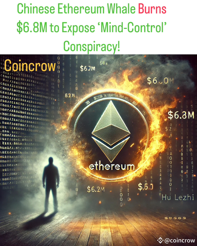 🚨 Chinese Ethereum Whale Burns $6.8M to Expose ‘Mind-Contro | coincrow ...