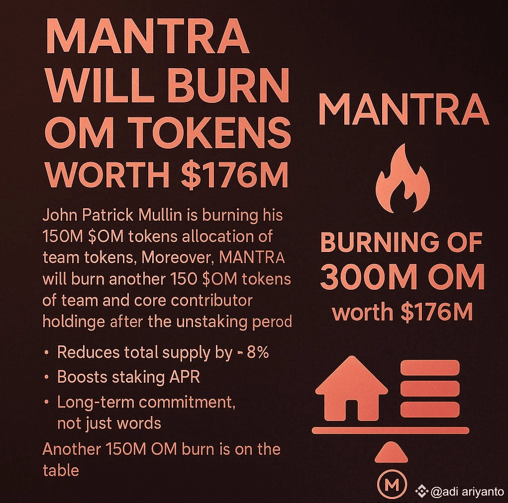 The Mantra chain will burn 46,748,029,438 tokens worth $176 | sudrun on ...