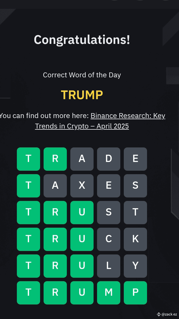 Go type the word "Trump" and win today's word of the day #WO | zack ez ...