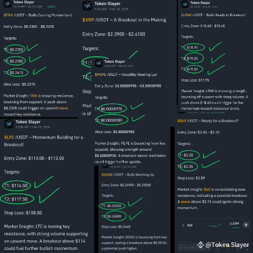 Yesterday was Great! Almost all the Signals goes 💯% accurat | Token Slayer on Binance Square