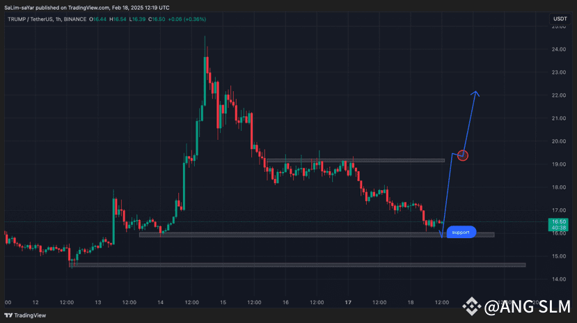 $TRUMP 📊 Analysis Looking at the TRUMP/USDT chart, we can | ANG SLM on ...