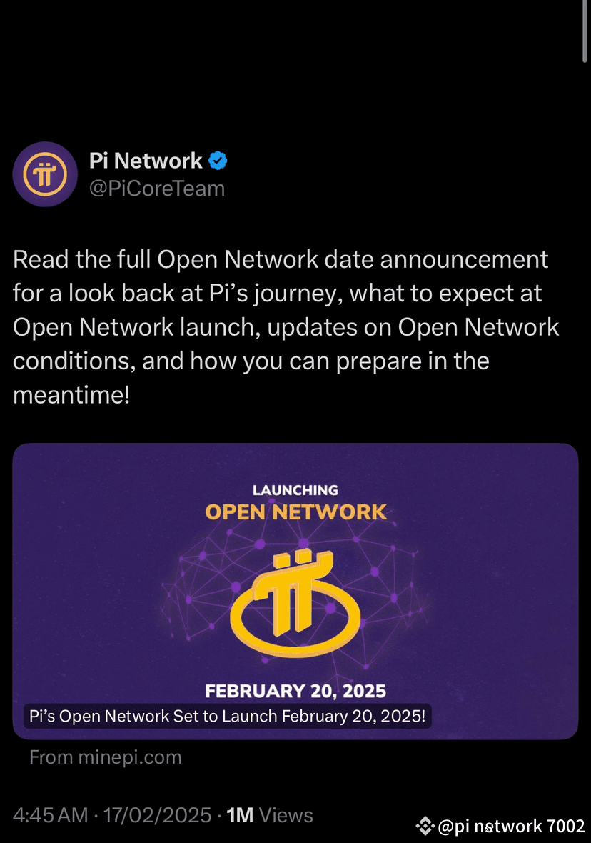 The launch of the Open Network brings an important new chang | pi network 7002 on Binance Square