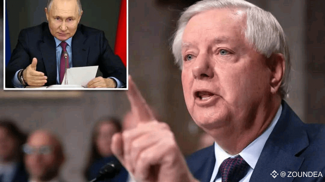 USA - RUSSIA American senator LINDSAY GRAHAM threatens Russia and marks ...