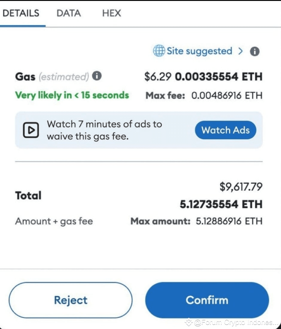 has anyone ever tried to pay the gas fee $ETH by watching a | Forum ...