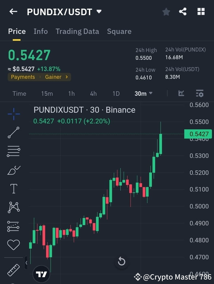 🚀 $PUNDIX /USDT: BREAKING THROUGH KEY LEVELS! 📉📈 The $PU | Crypto Master 786 on Binance Square