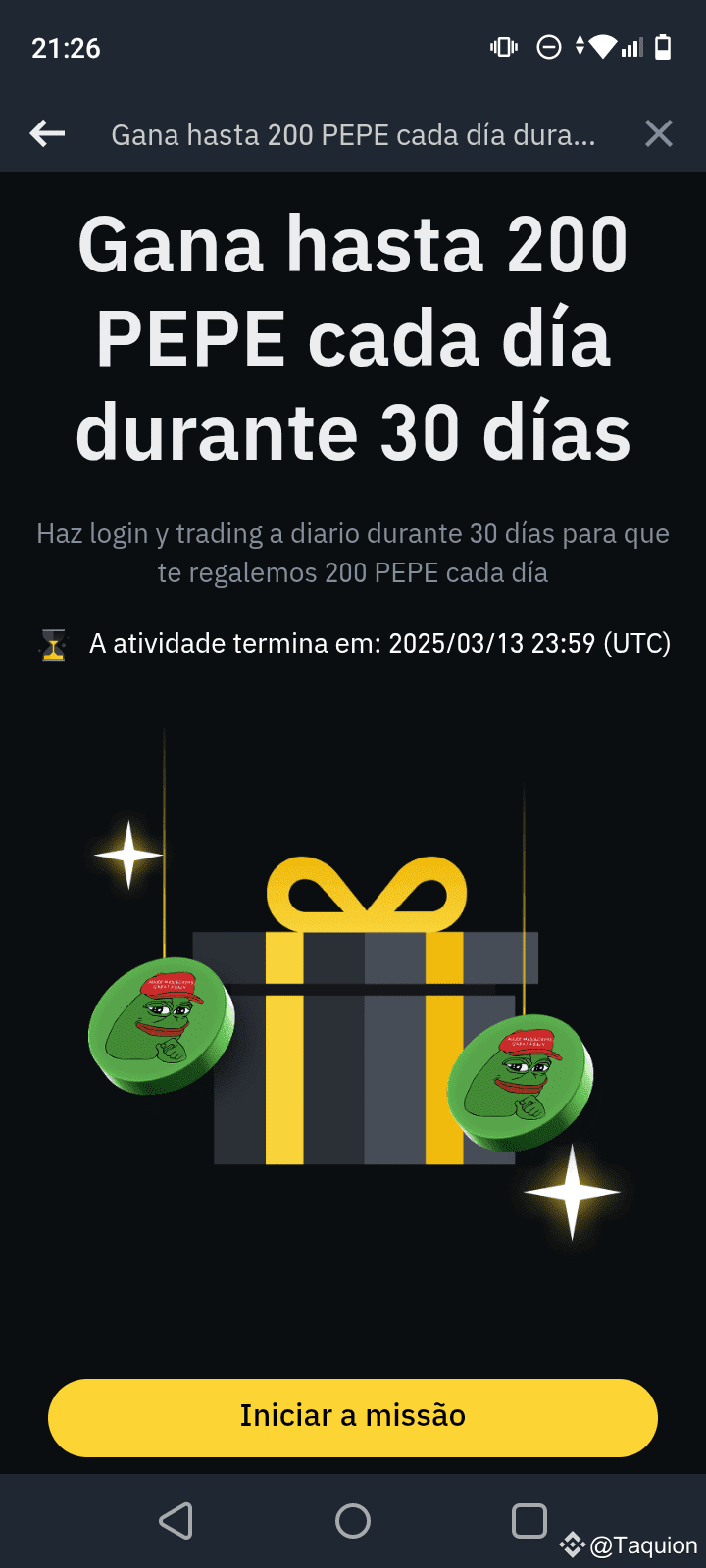 Have you heard about the $PEPE promotion that Binance is do | Taquion ...