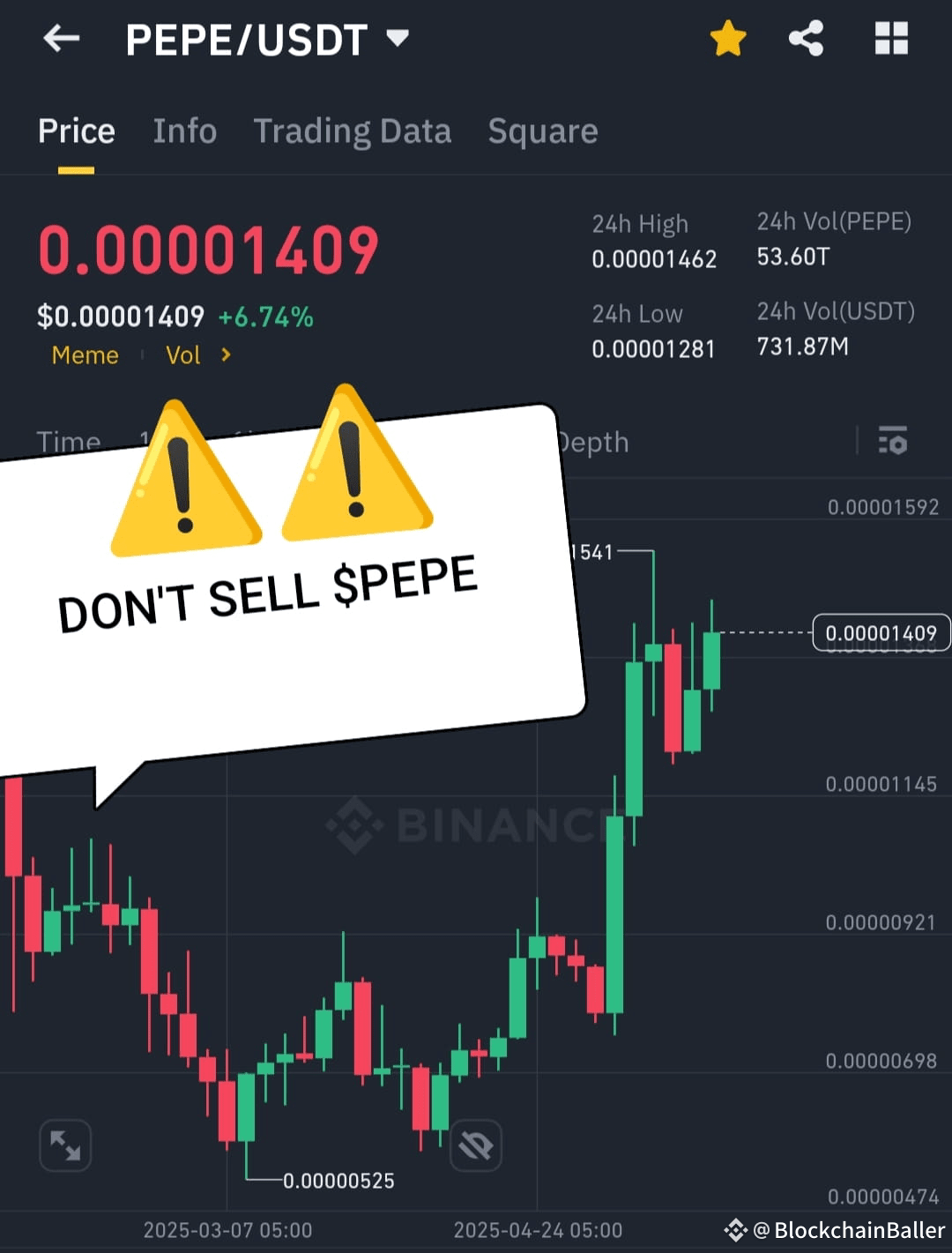 BIG MESSAGE FOR ALL $PEPE HOLDERS Dear #Followers💞💞 L ...