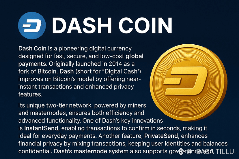 $DASH remains a notable cryptocurrency in the current | AB先生 on Binance ...