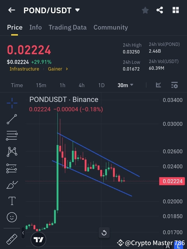🚀 $POND /USDT: EXPLOSIVE SURGE WITH POTENTIAL BREAKOUT! 🚀 | Crypto Master 786 on Binance Square