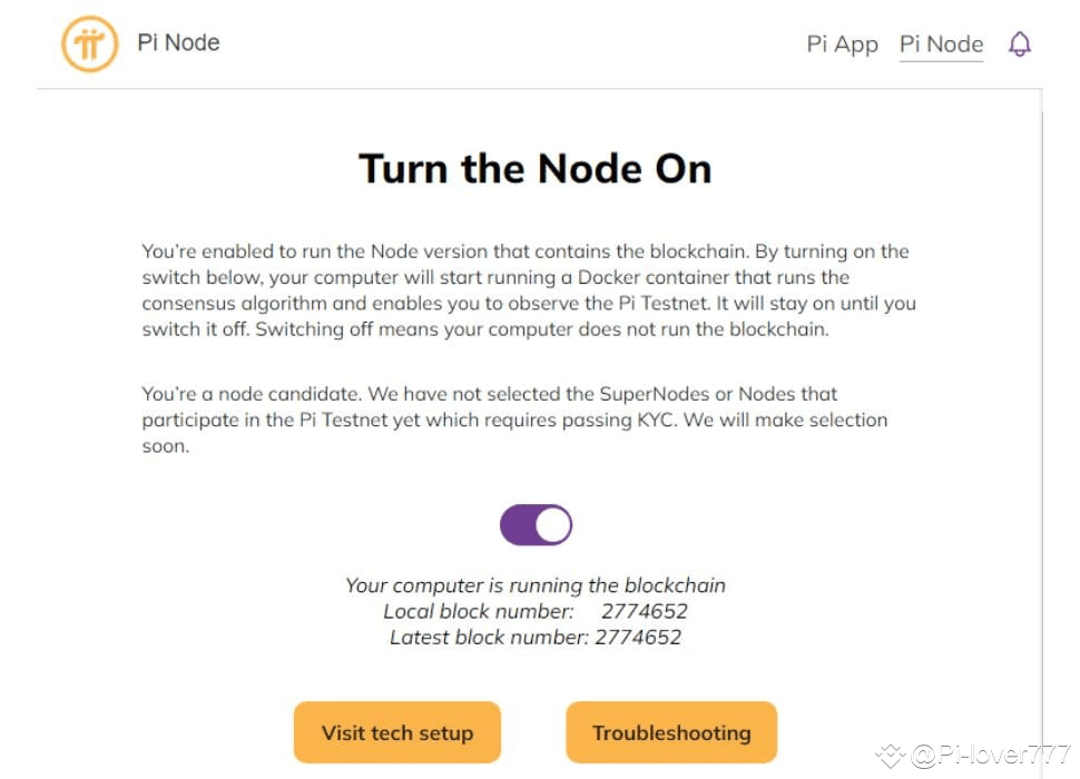 Pi Network | Turn the Node On ⭐You’re enabled to run the | SputnikMine on Binance Square