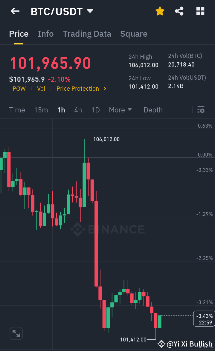 🚀 $BTC /USDT Technical Analysis – Will Bitcoin Hold $101K o | Yi Xi Bullish on Binance Square