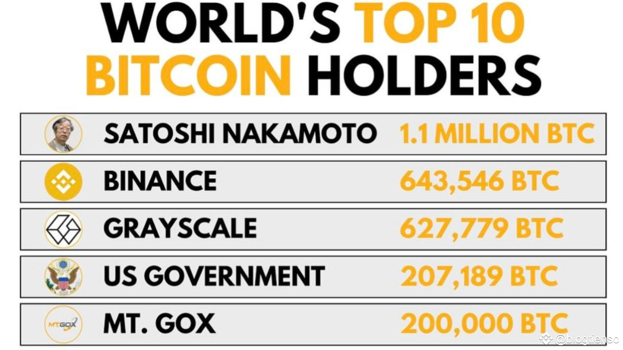 Who Holds the Most Bitcoin? | blogtienso on Binance Square