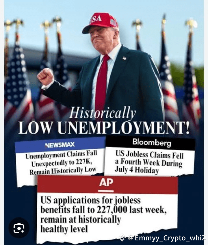 🚨 MASSIVE SHIFT: U.S. JOBLESS CLAIMS CRASH TO 191K — LOWEST | Emmyy ...