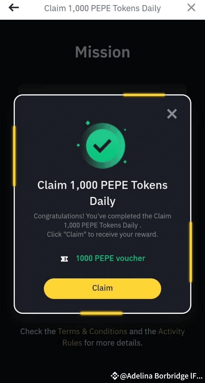 TODAY CLAIM 1100 PEPE Users:1100 #PEPE DAILY CLICK HERE | Adelina Borbridge lFBO on Binance Square