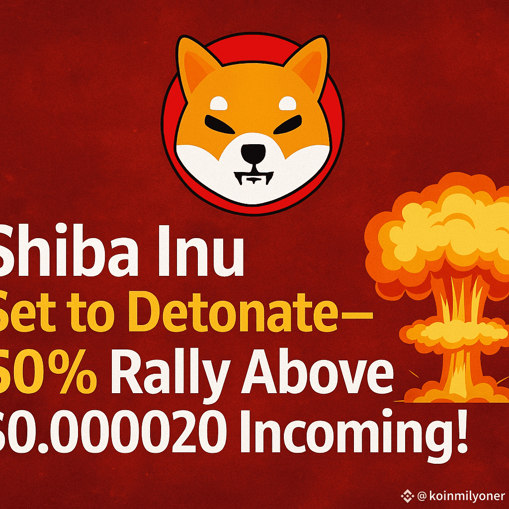 🔥 Shiba Inu Set to Detonate—50% Rally Above $0.000020 Incom | koinmilyoner on Binance Square