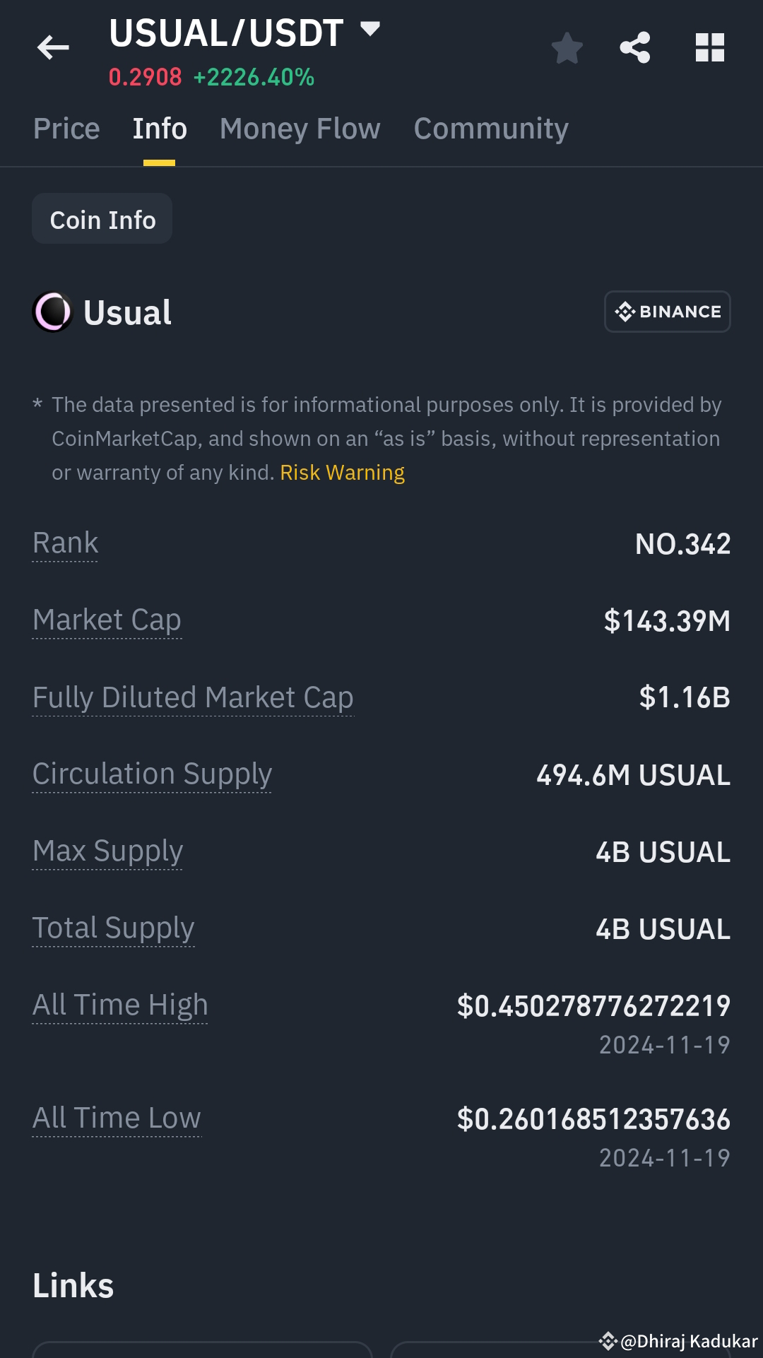 $USUAL what type of stable coin it is, (This coin will col | Dhiraj ...