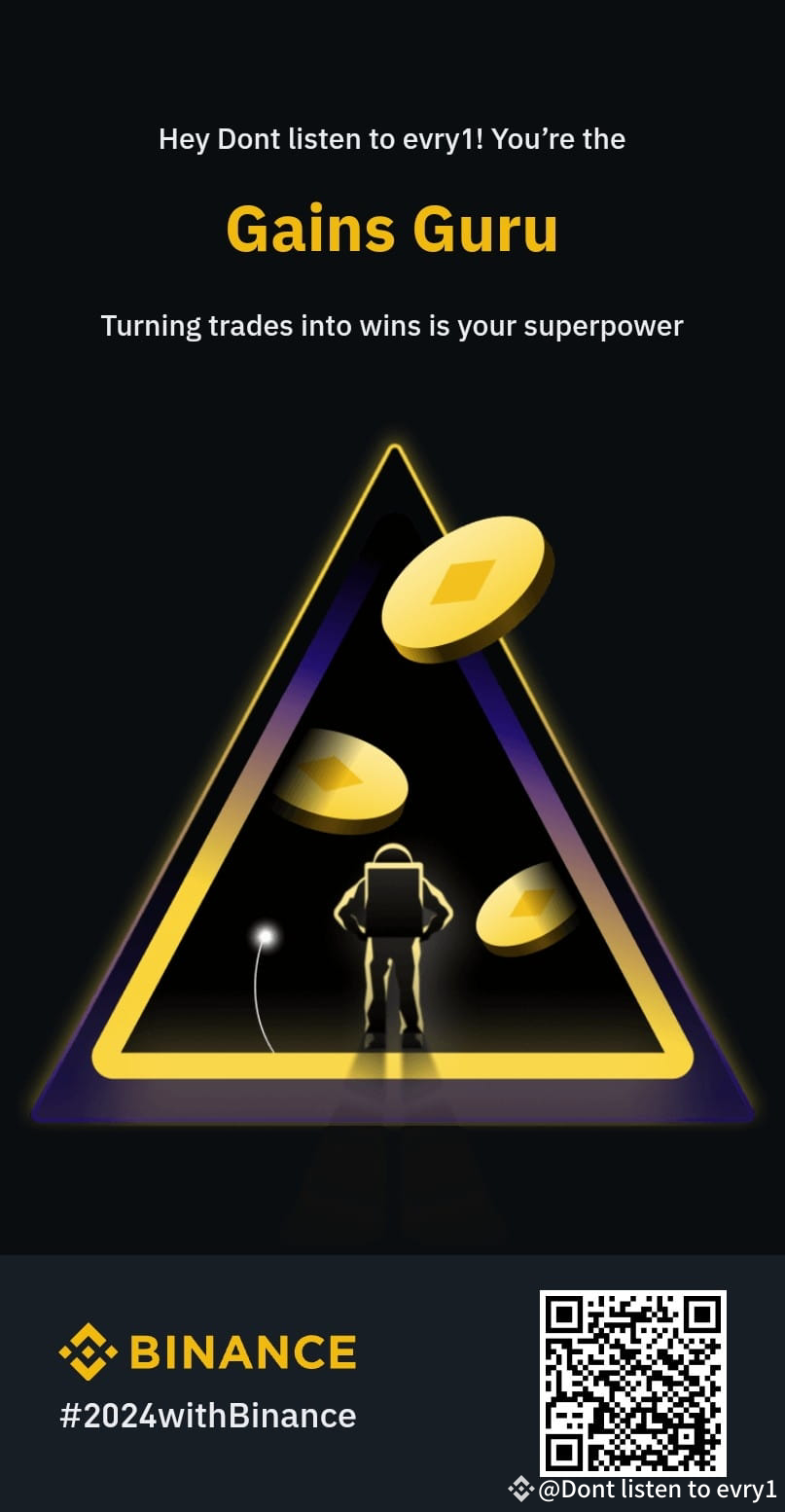 #2024withBinance I didn't know I became gains guru this | Trusted ...