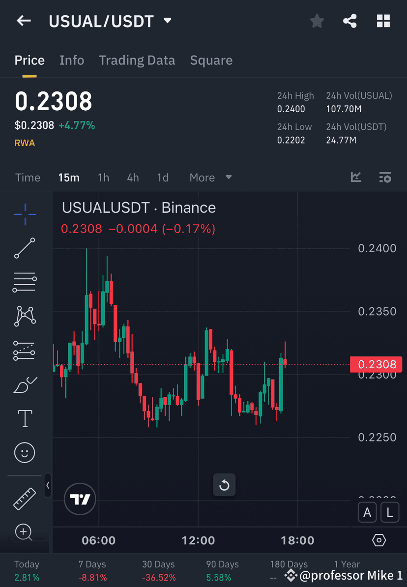 $USUAL /USDT – Perfect Short Trade Entry! 🔥💯 $USUAL is st | Professor Mike Official on Binance ...