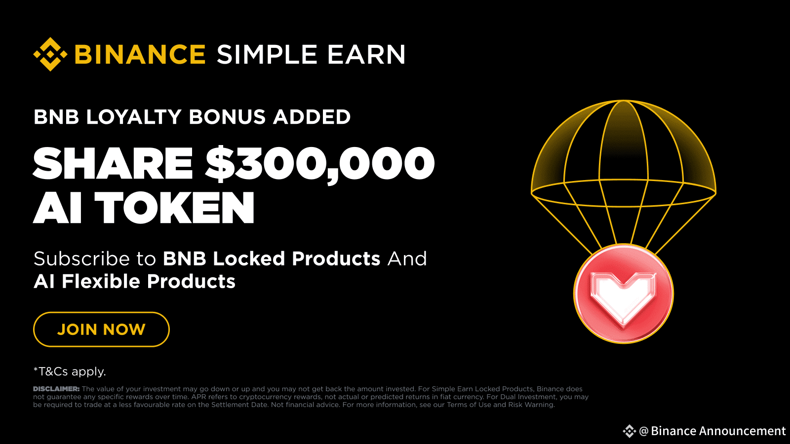 Subscribe to BNB & AI Earn Products to Share $300,000 in AI Rewards ...