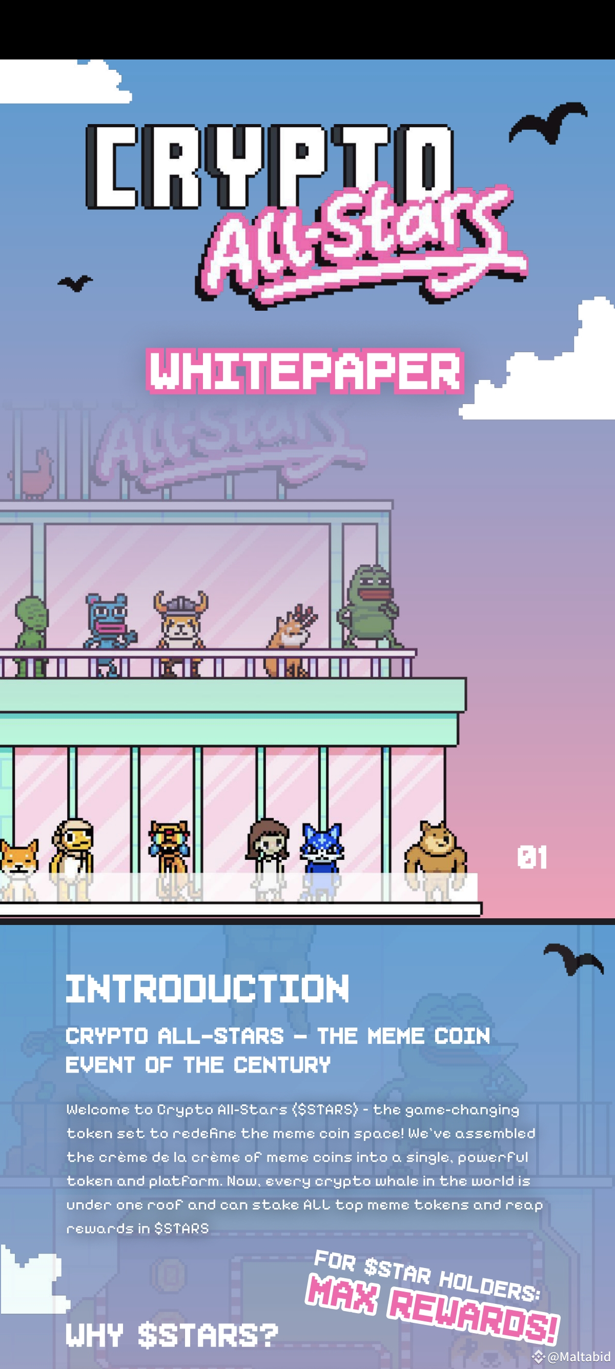 $PEPE what so you all think about the $STARS Project? #crypt | Maltabid ...