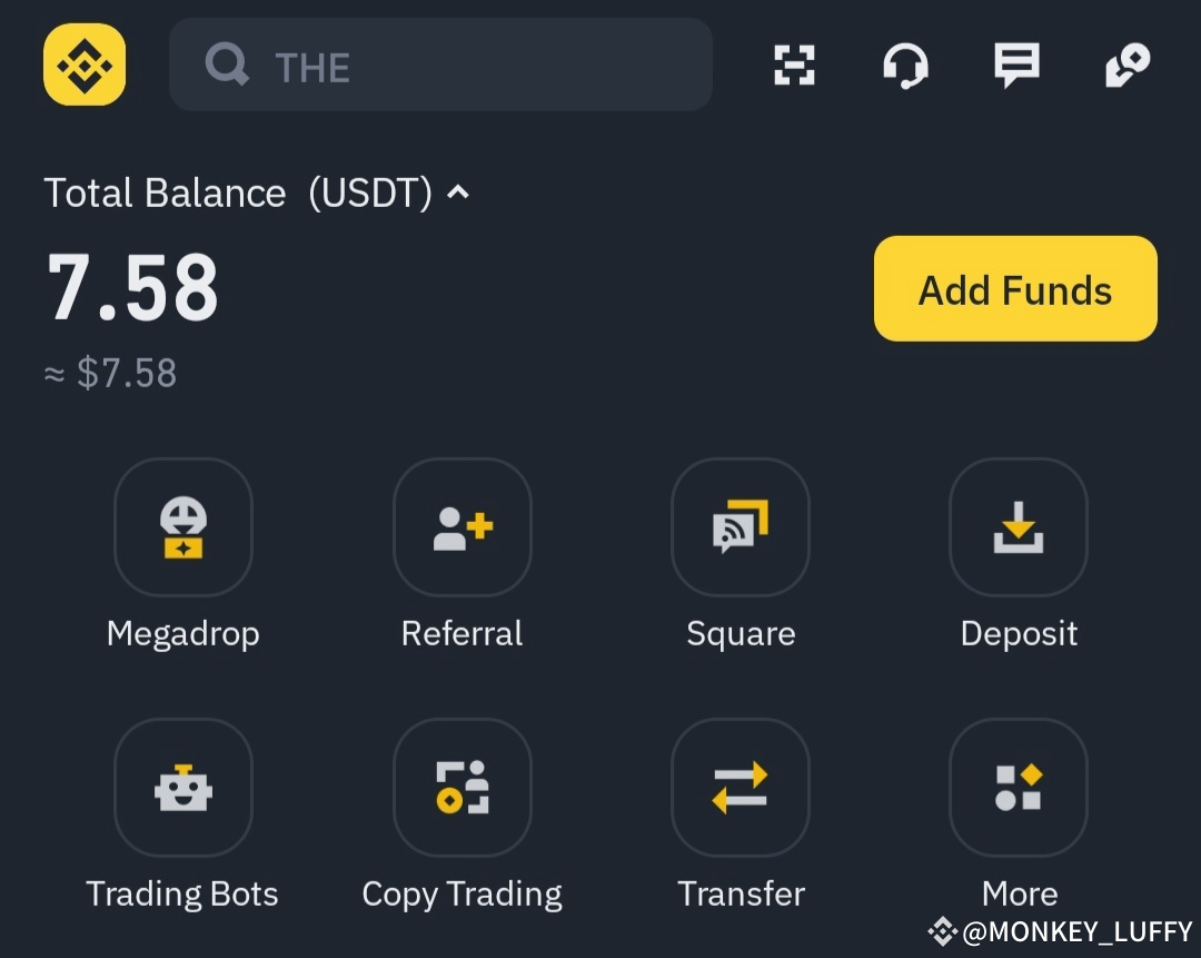 I have $7.58 right now. How can i reach $20-$30 in a week? $ | MONKEY_LUFFY on Binance Square
