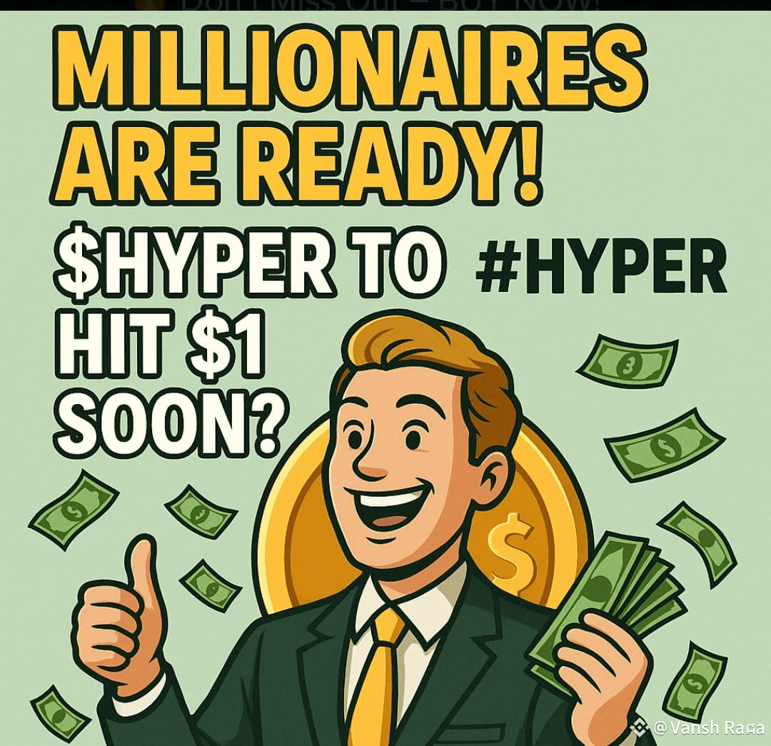MILLIONAIRES ARE READY ‼️😎 $HYPER SOOOOOOON HIT $1 🔭🤔 #H | Vansh Rana ...
