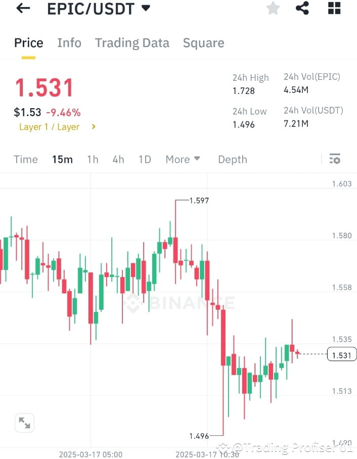 🚀 $EPIC /USDT – Retracement or Rebound? Key Levels to Watch | Trading Profiser 01 on Binance Square