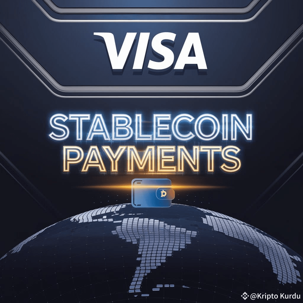Visa Launches Stablecoin Card #StablecoinPayments Visa is | Kripto Kurdu on Binance Square