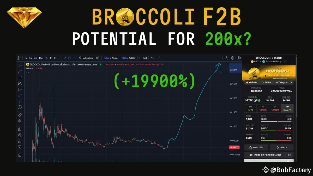 (200x Potential) Broccoli F2B Binance Listing ScenarioStage ...