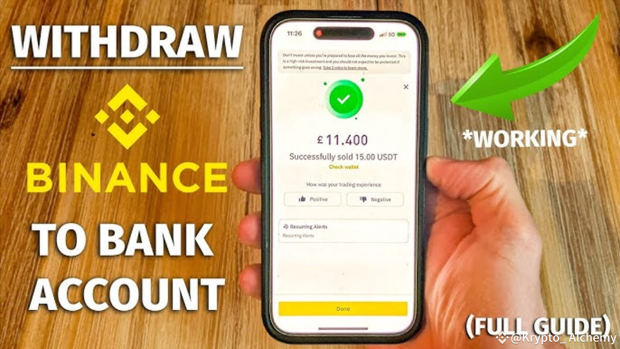 How to Withdraw Money from Binance Full Guide | Crypto_Alchemy on ...