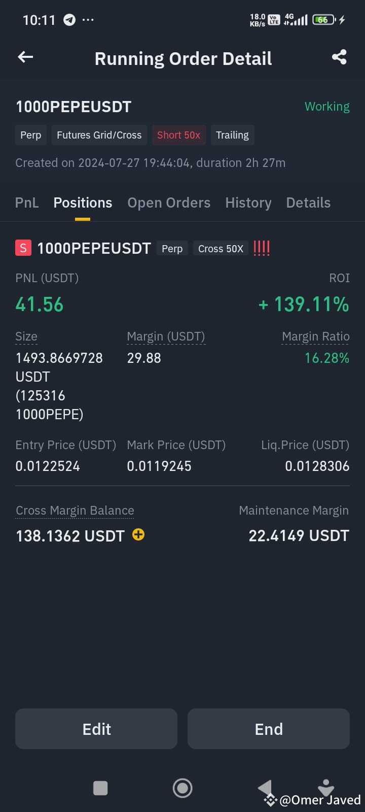 see example by yourself time and profit | Omer Javed on Binance Square