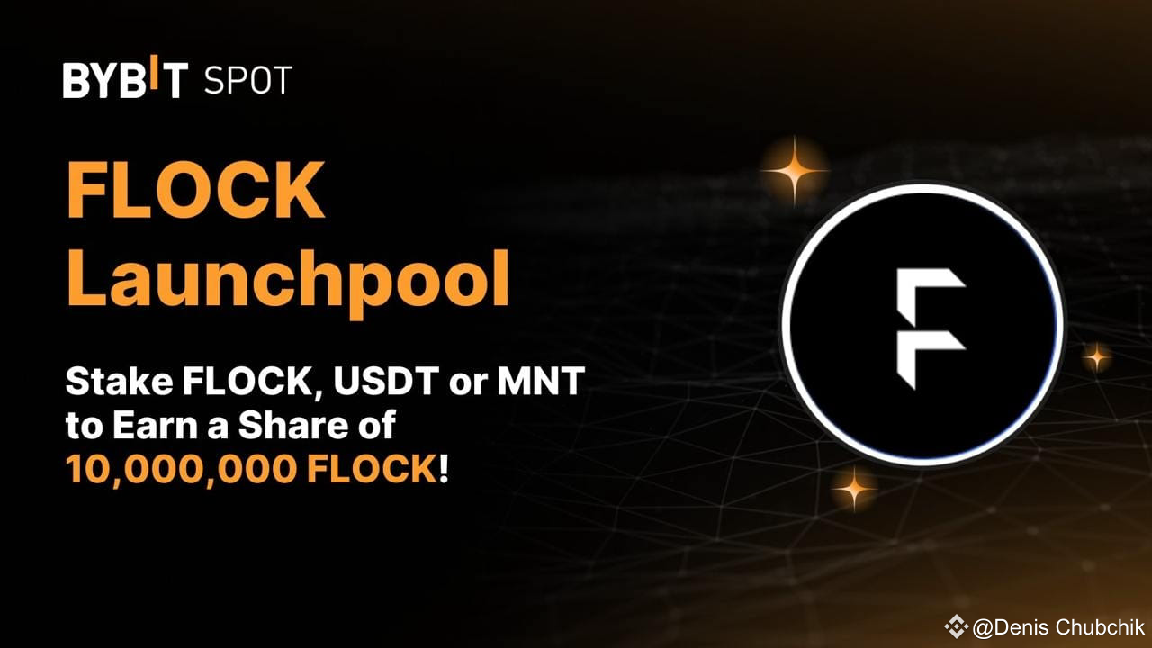 Flock $FLOCK on Bybit Launchpool 🔥 FLOCK Launchpool is val | Denis Chubchik on Binance Square